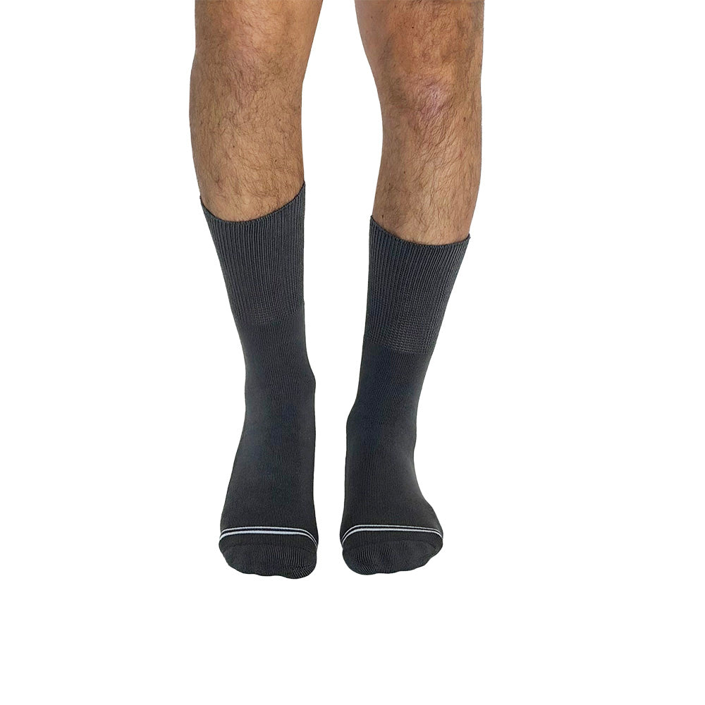 Dr. Johnny's Grey Diabetic Socks for Men & Women